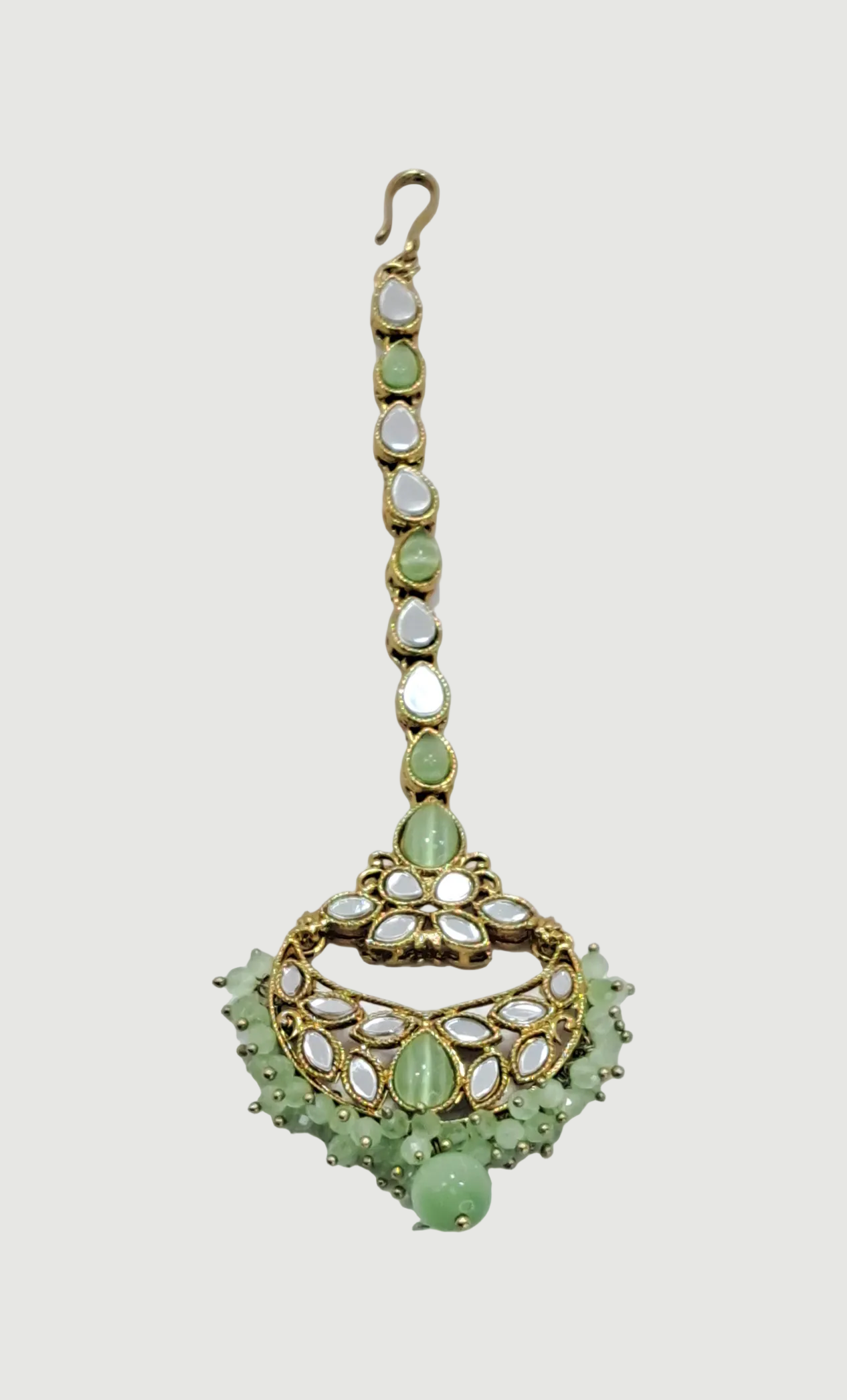 Mint Green Stone Work Sirbandi – Jayshrees / Rivaz