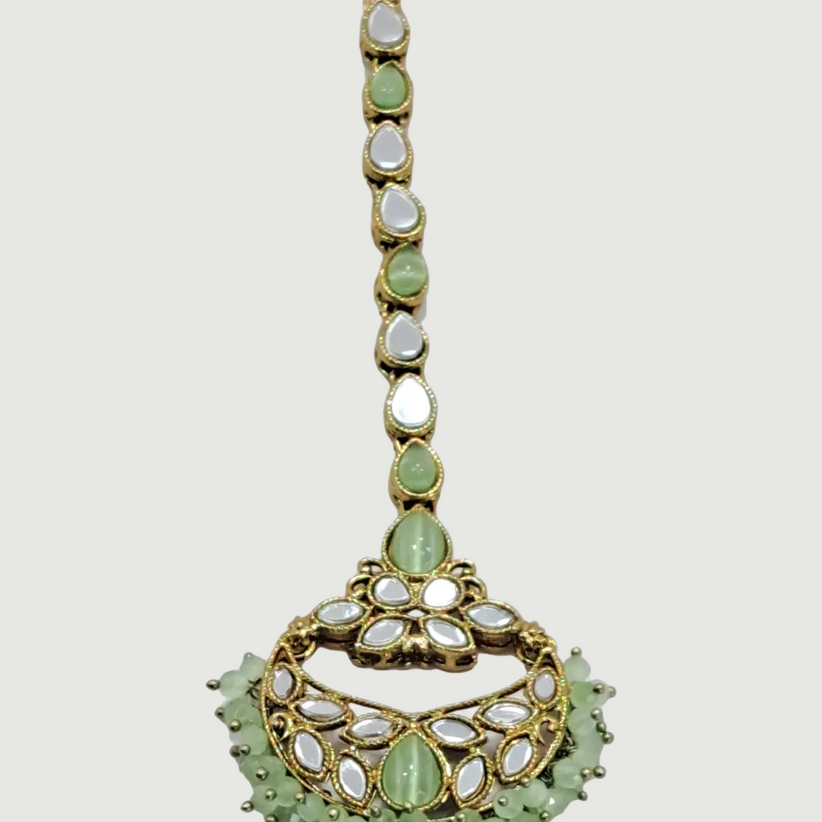 Mint Green Stone Work Sirbandi – Jayshrees / Rivaz